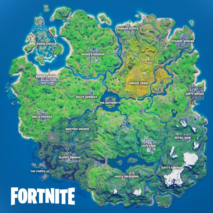 Todas las actualizaciones del mapa para la Temporada 4 en Fortnite