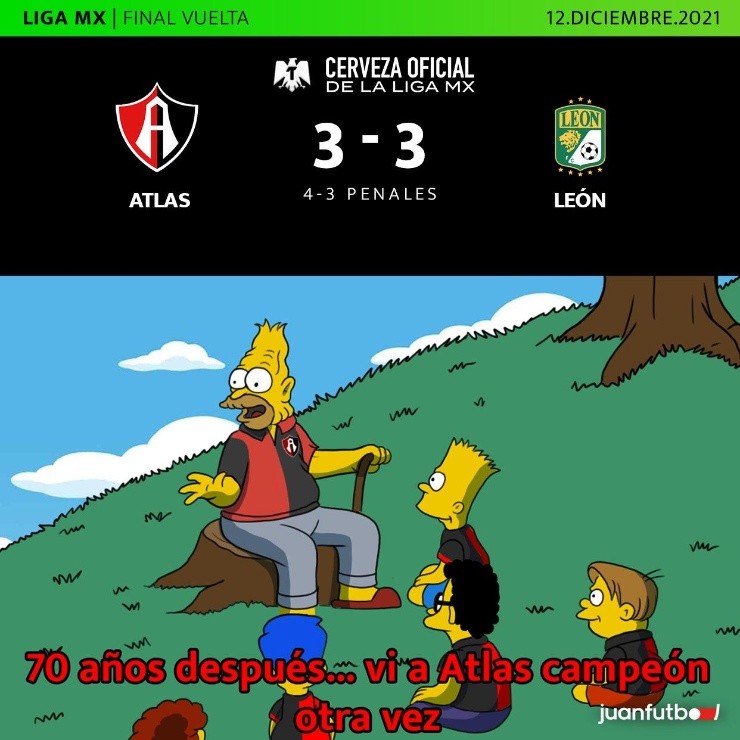 Explotaron los memes del Atlas campeón del Apertura 2021 de la Liga MX