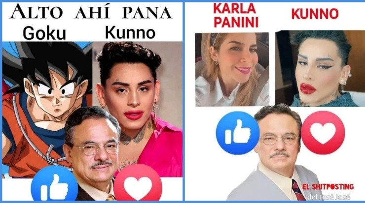 Memes de Kunno en Facebook