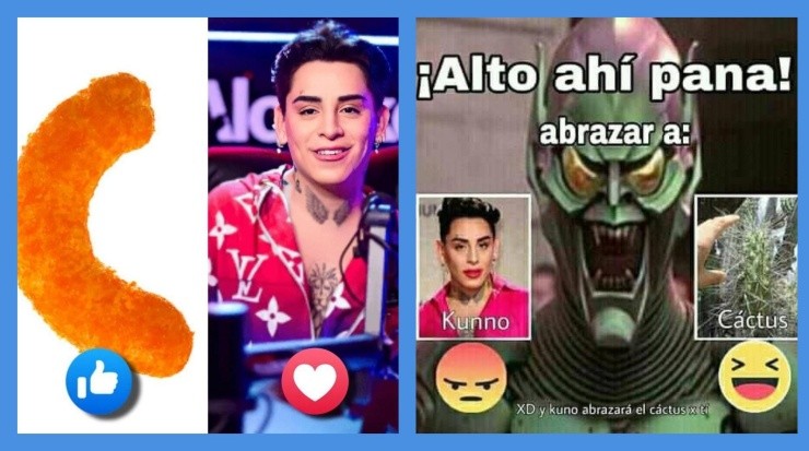 Memes de Kunno en redes sociales