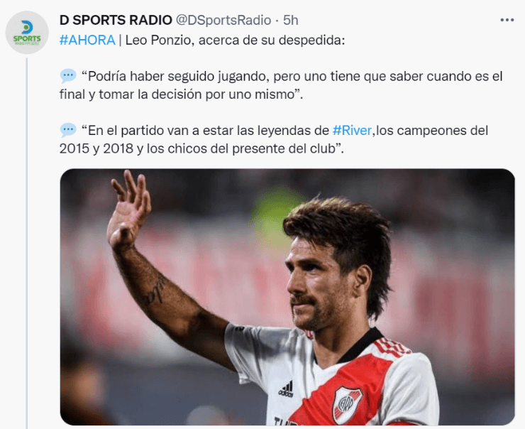 Nadie lo sabía: la increíble confesión de Ponzio sobre su futuro en River