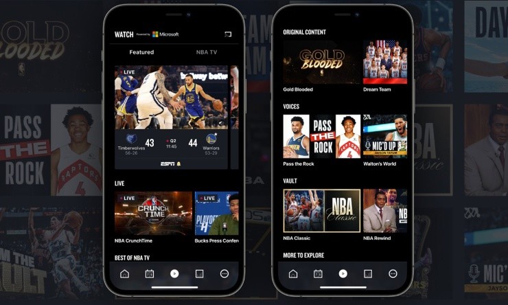 La otra cara de la NBA, así luce su nueva App