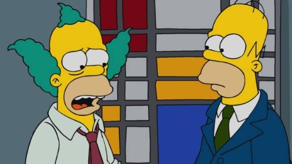 Los Simpson: misterio revelado, por qué Homero y Krusty son iguales