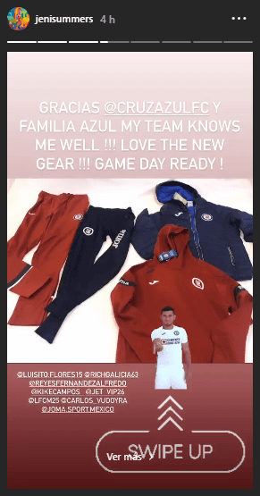 Cruz Azul: Jeni Summers volvió a La Noria y salió llena de regalos