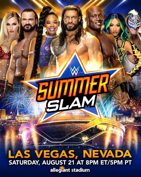 WWE confirma Summerslam para el 21 de agosto en Las Vegas