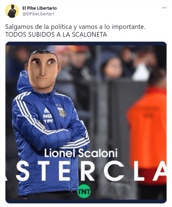 "Scaloneta" fue tendencia en Twitter y hubo lluvia de memes por el ...
