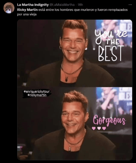 Los mejores y más divertidos memes por el nuevo rostro de Ricky Martin ...