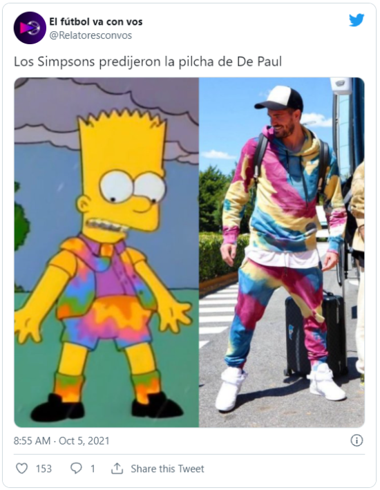 Rodrigo De Paul llegó a Ezeiza con un look exótico en la Selección ...