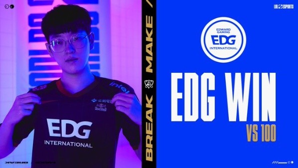 EDG regresa a los Worlds de League of Legends con un stomp a 100 Thieves