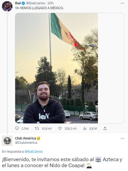 ¡Ibai Llanos conocería el Estadio Azteca! América invitó al streamer a ...