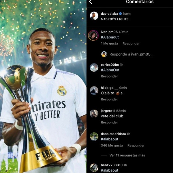 ¿Por qué los hinchas de Real Madrid piden que se vaya David Alaba?