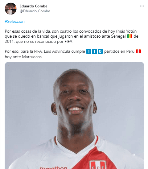 Día especial para Luis Advíncula con la Selección Peruana ante Marruecos