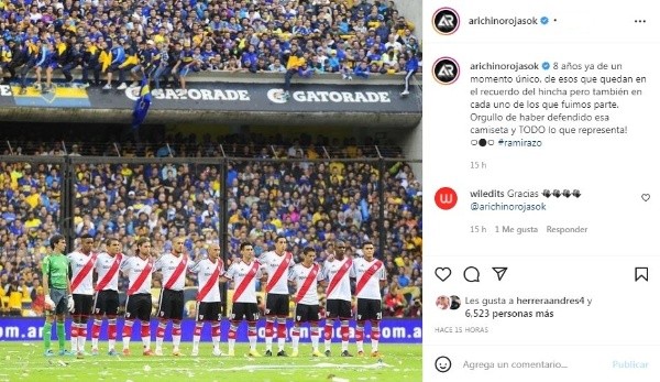 Ariel Rojas recordó el River vs. Boca del 2014