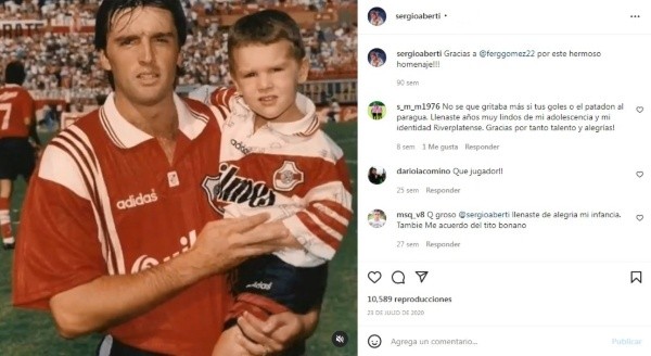 Sergio Berti habló de su paso por River y de Marcelo Gallardo